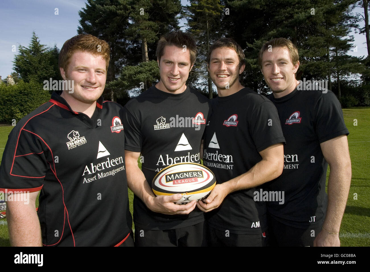 Kyle Traynor, John Houston, Alan MacDonald and Jim Thompson during the ...