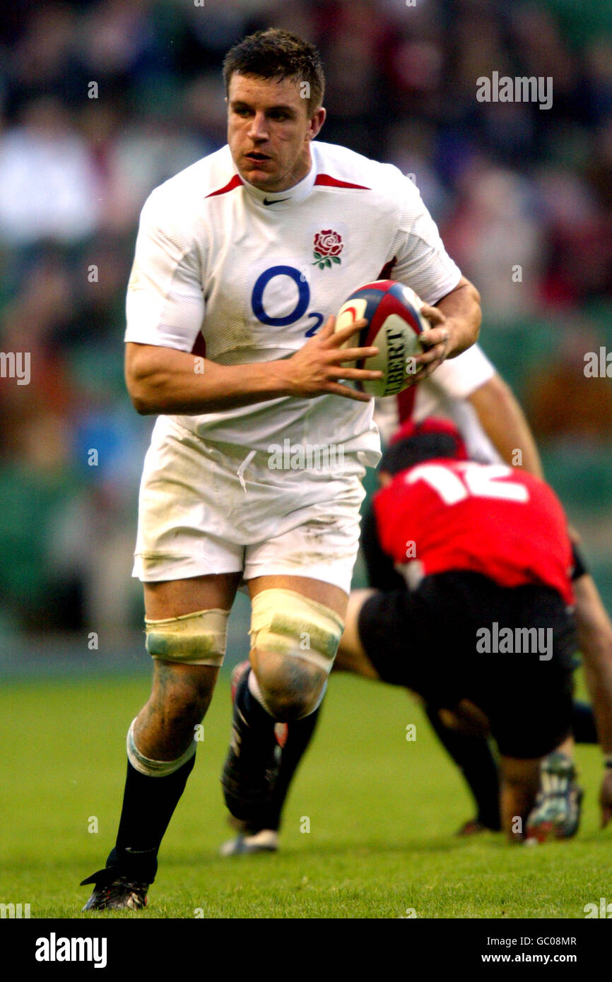 Rugby Union - Investec Challenge - England v Canada. Martin Corry ...