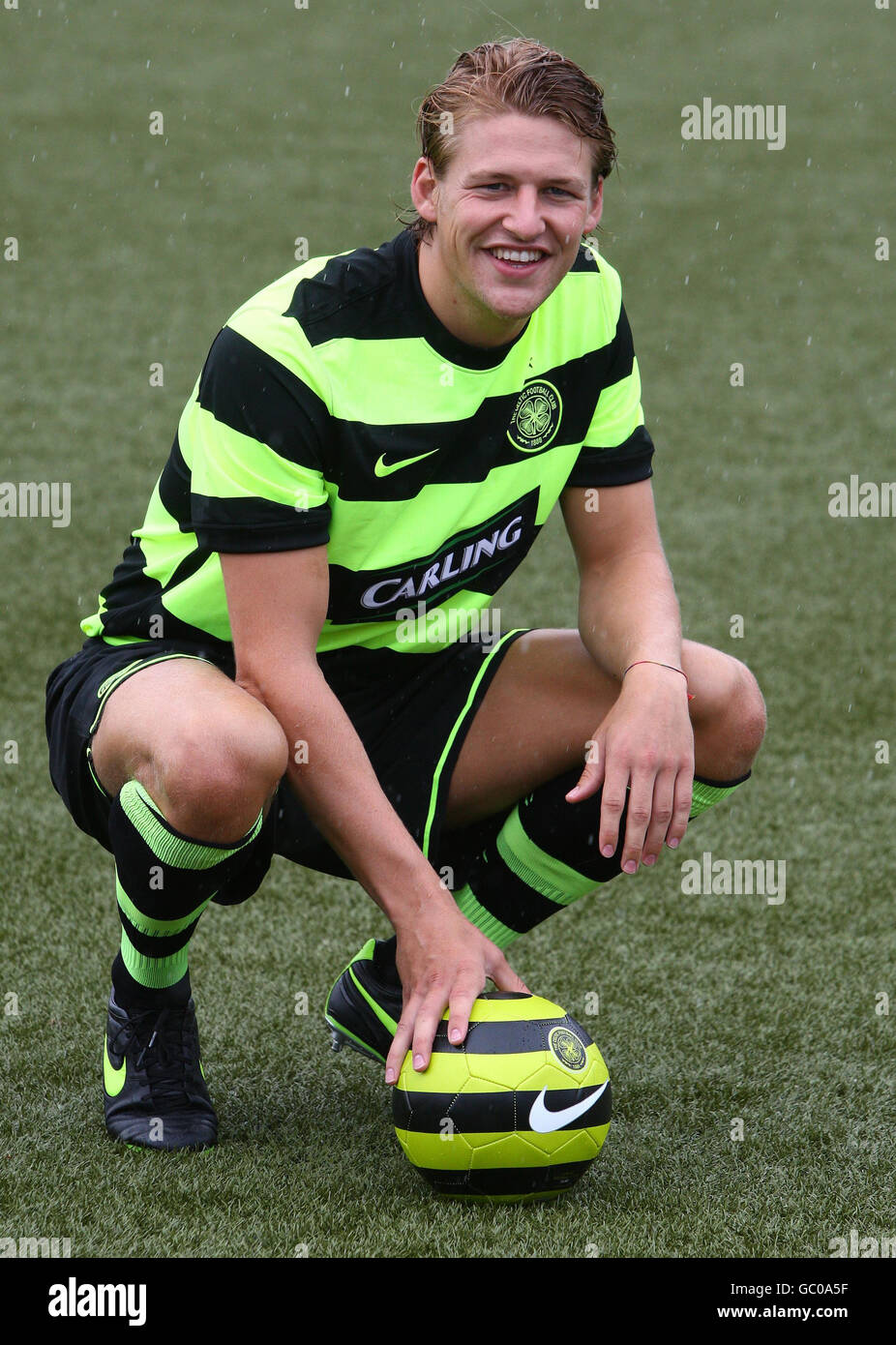 Soccer - Celtic Away Kit Launch - Celtic FC Training Centre Stock Photo ...