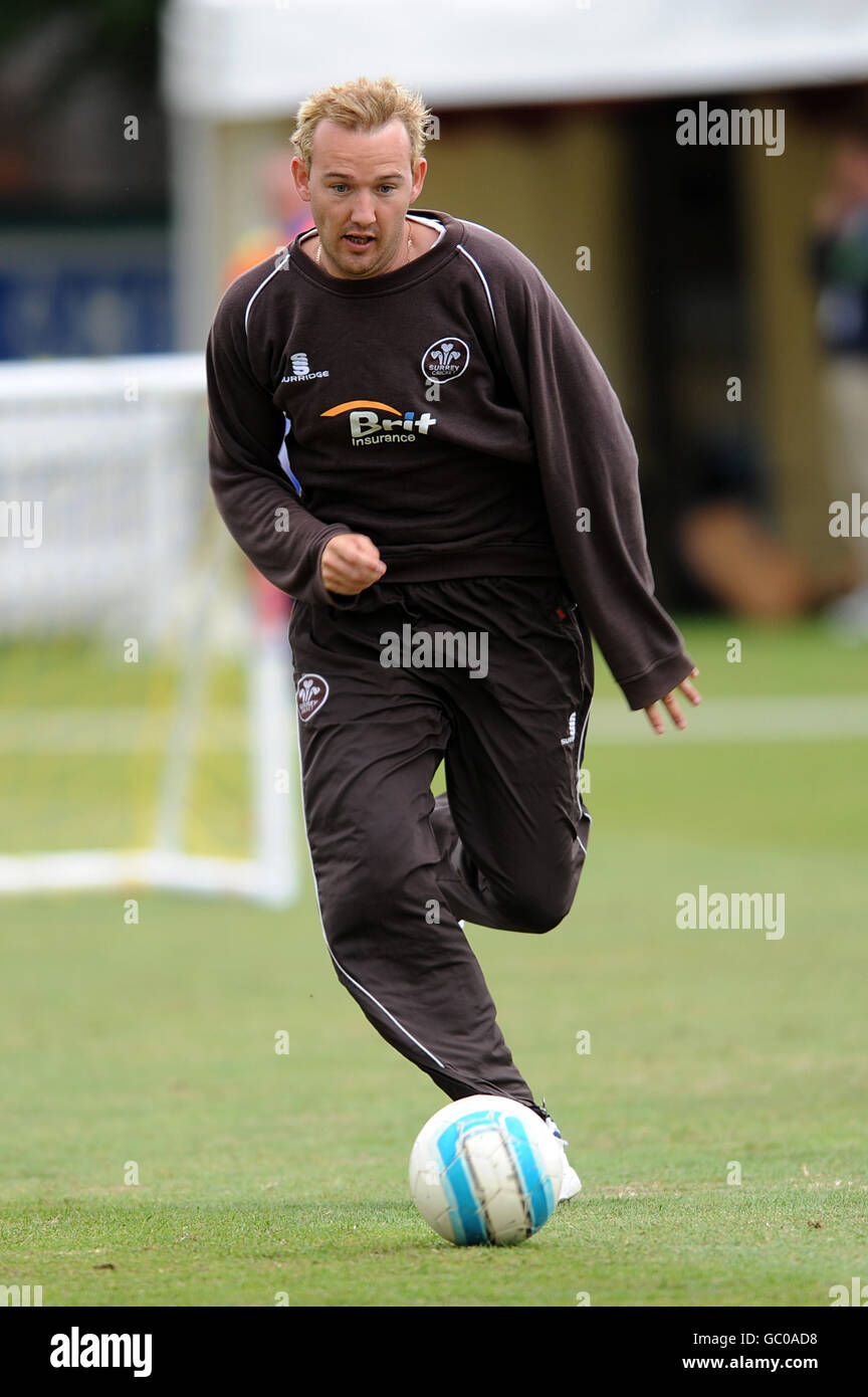 Cricket chris schofield warm up pre match hi-res stock photography and ...