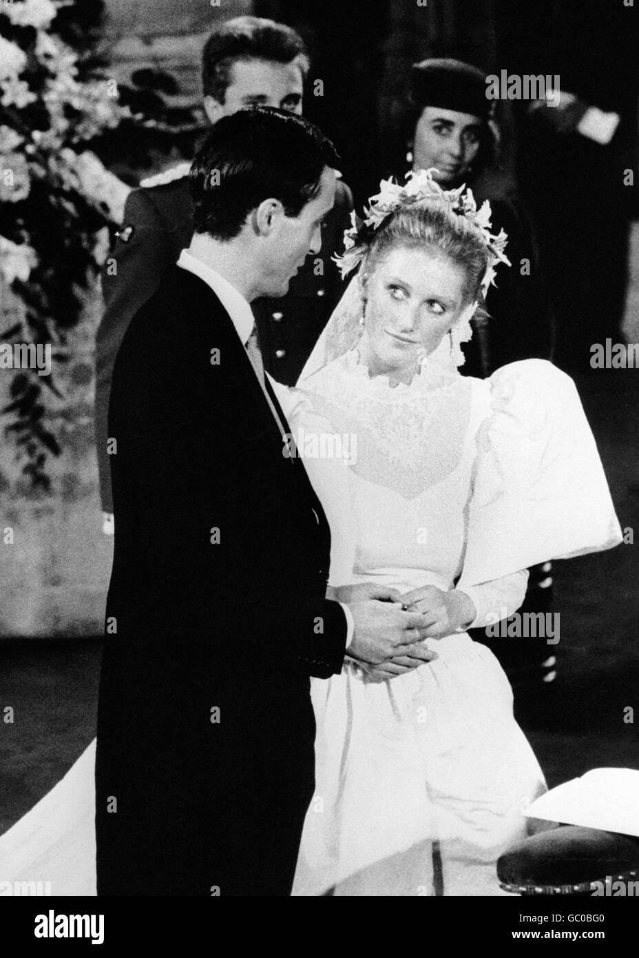 Princess Astrid of Belgium and Archduke Lorenz of Austria during their ...