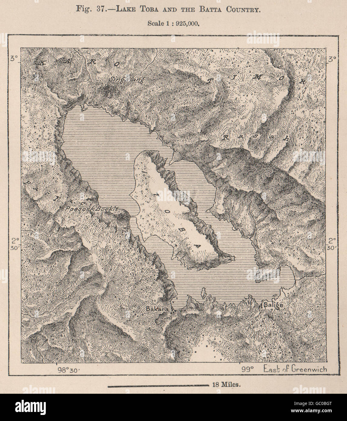 Batak Lake Toba Map The Architecture Of Batak Toba: An Expression Of