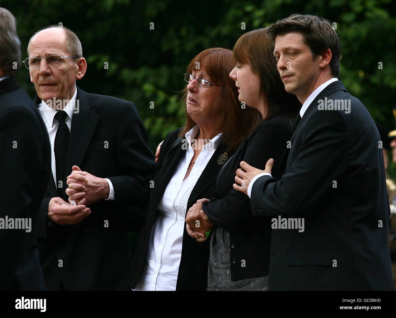 Private John Brackpool funeral Stock Photo - Alamy
