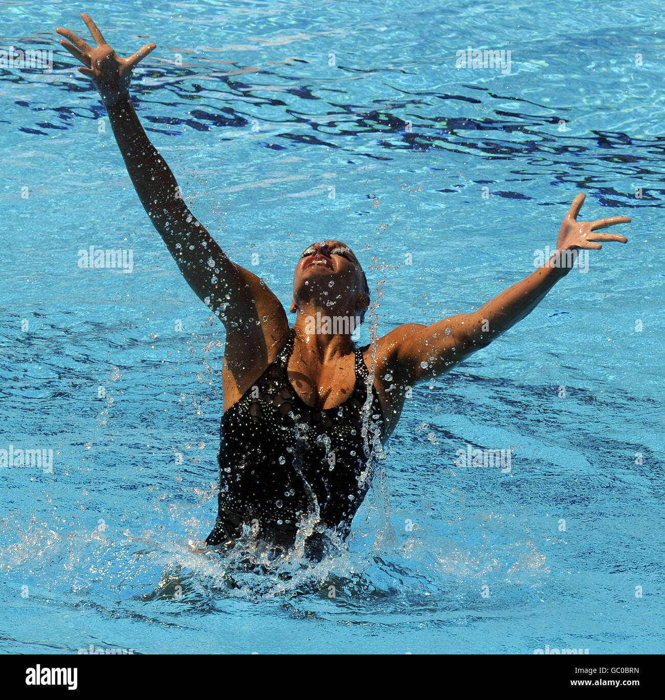 Italy's Beatrice Adelizzi during her solo free synchronised swimming ...