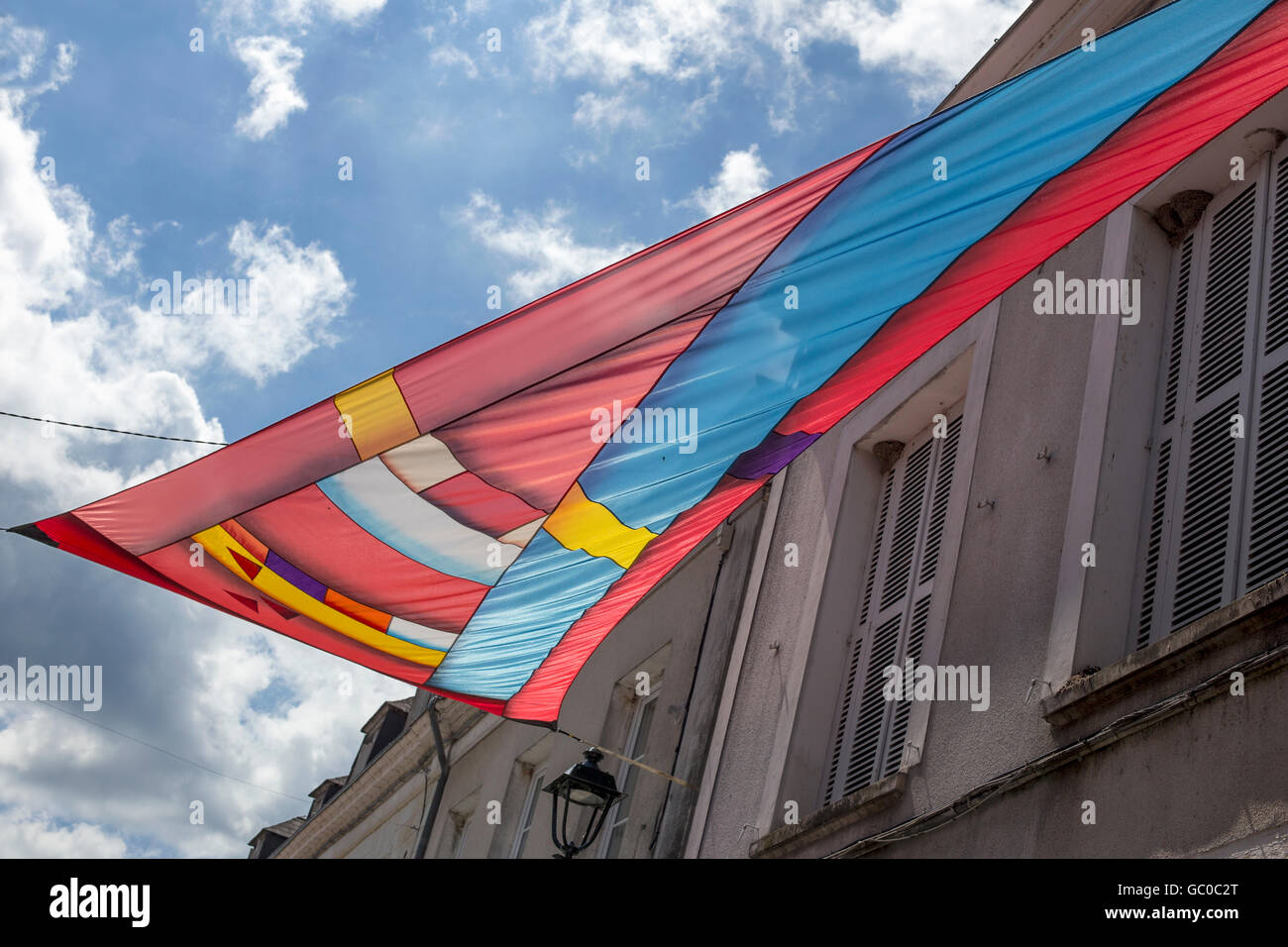 Festival flag hi-res stock photography and images - Alamy