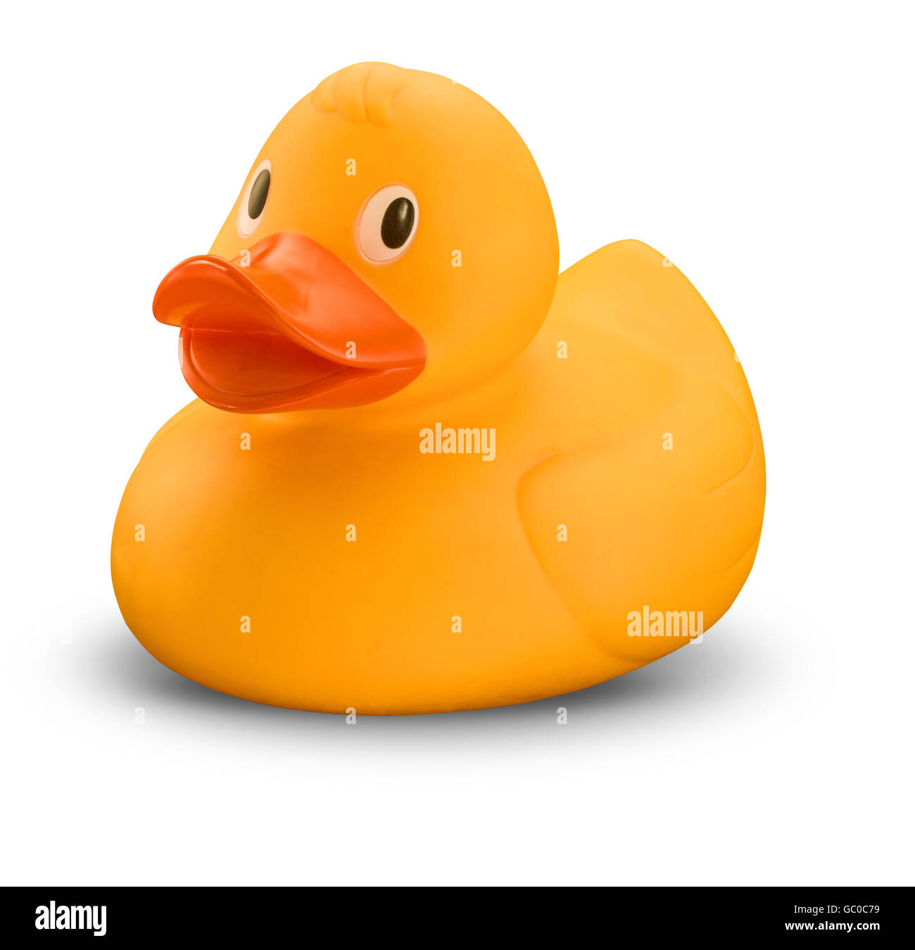 Yellow Rubber plastic duck Stock Photo - Alamy