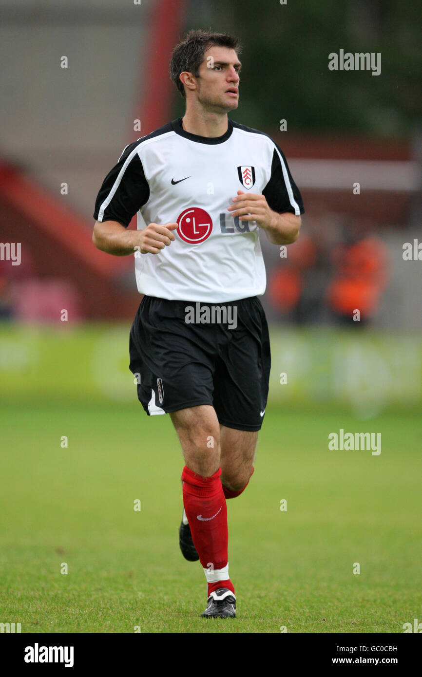 Soccer pre season friendly bournemouth v fulham dean court hi-res stock ...