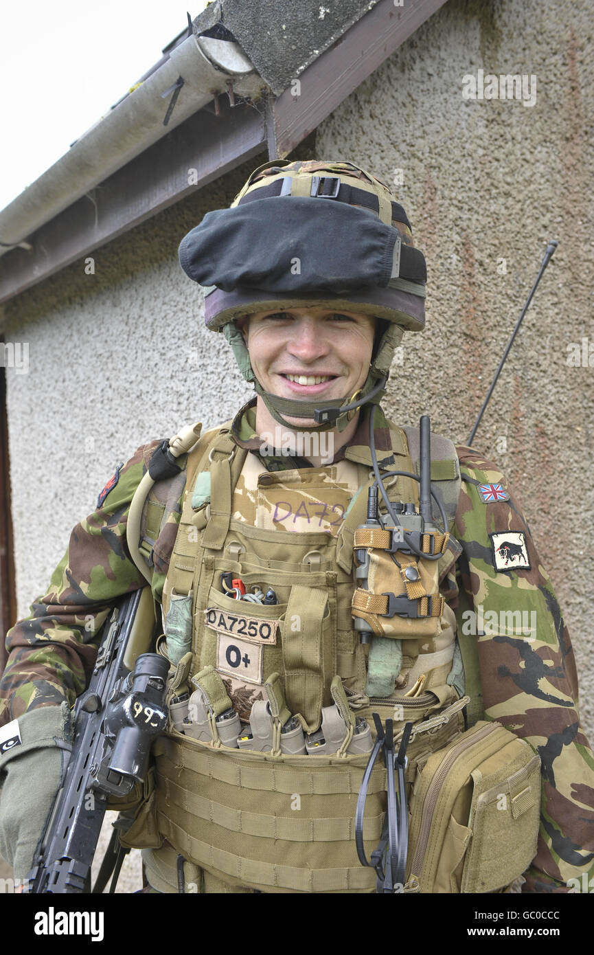 Pre-Afghanistan deployment exercise Stock Photo - Alamy