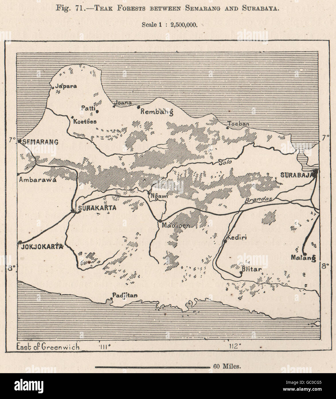 Semarang map hi-res stock photography and images - Alamy