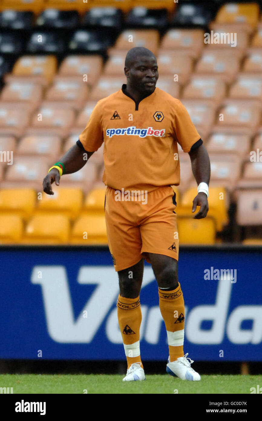 Wolves george elokobi pre season friendly vale park hi-res stock ...