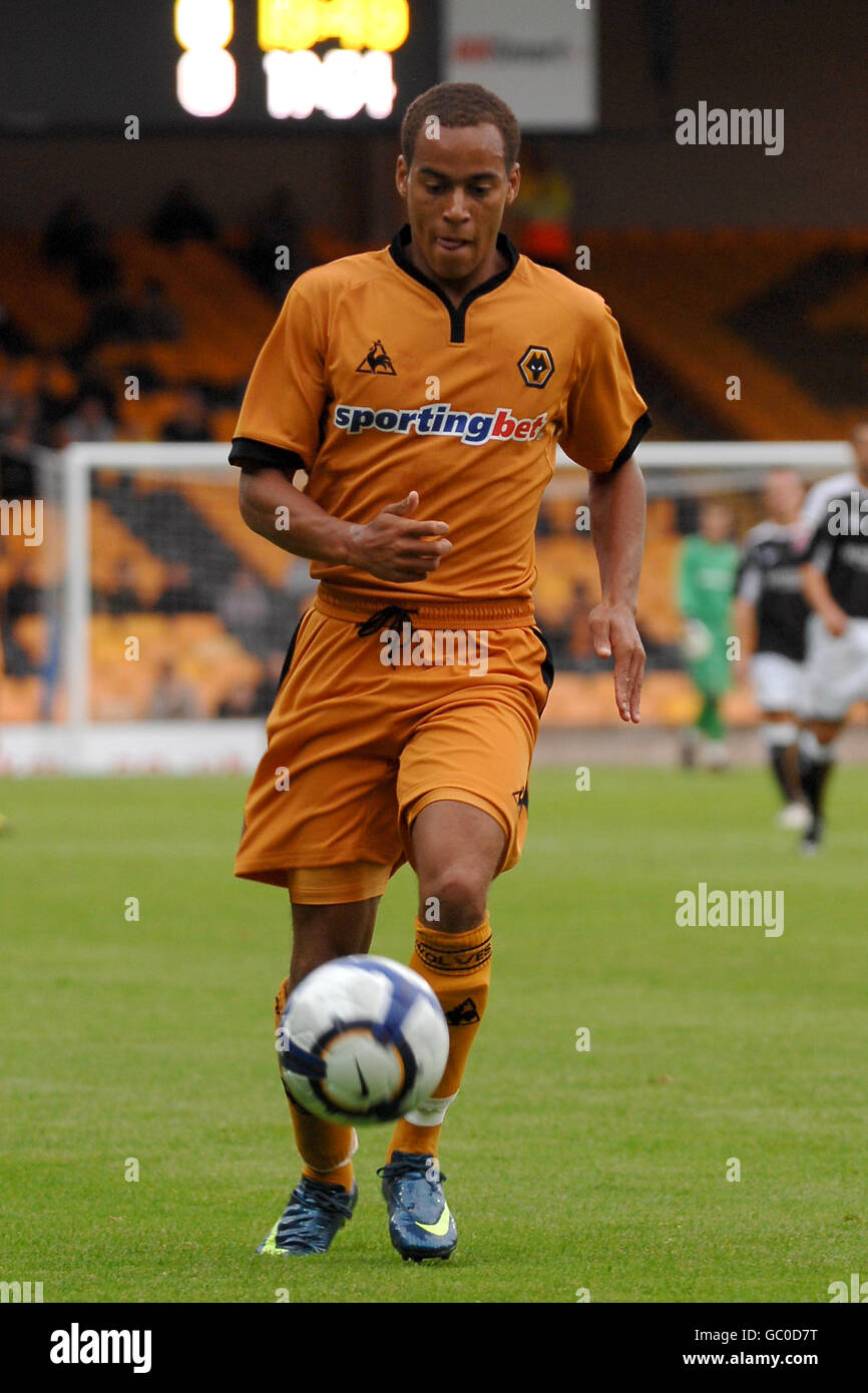 Wolves elliott bennett during pre friendly at vale park hi-res stock ...