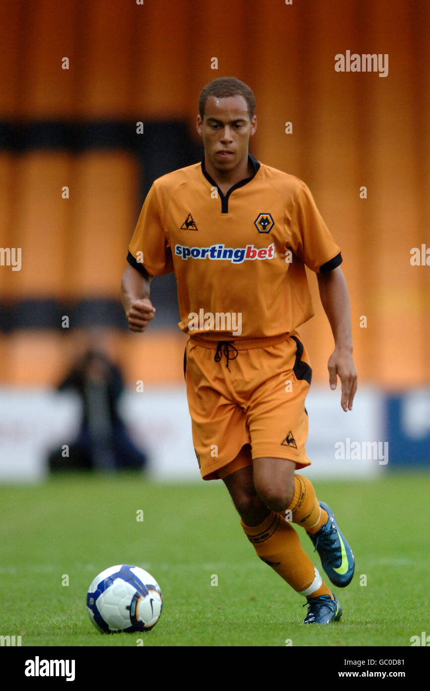 Wolves elliott bennett during pre friendly at vale park hi-res stock ...