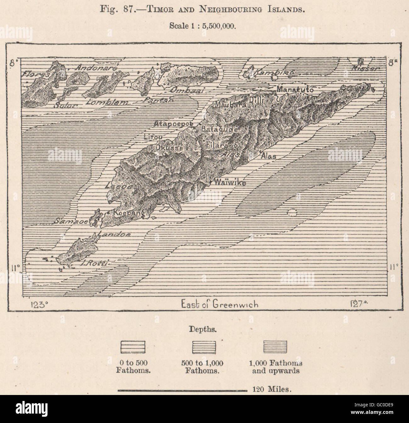 East timor map hi-res stock photography and images - Alamy