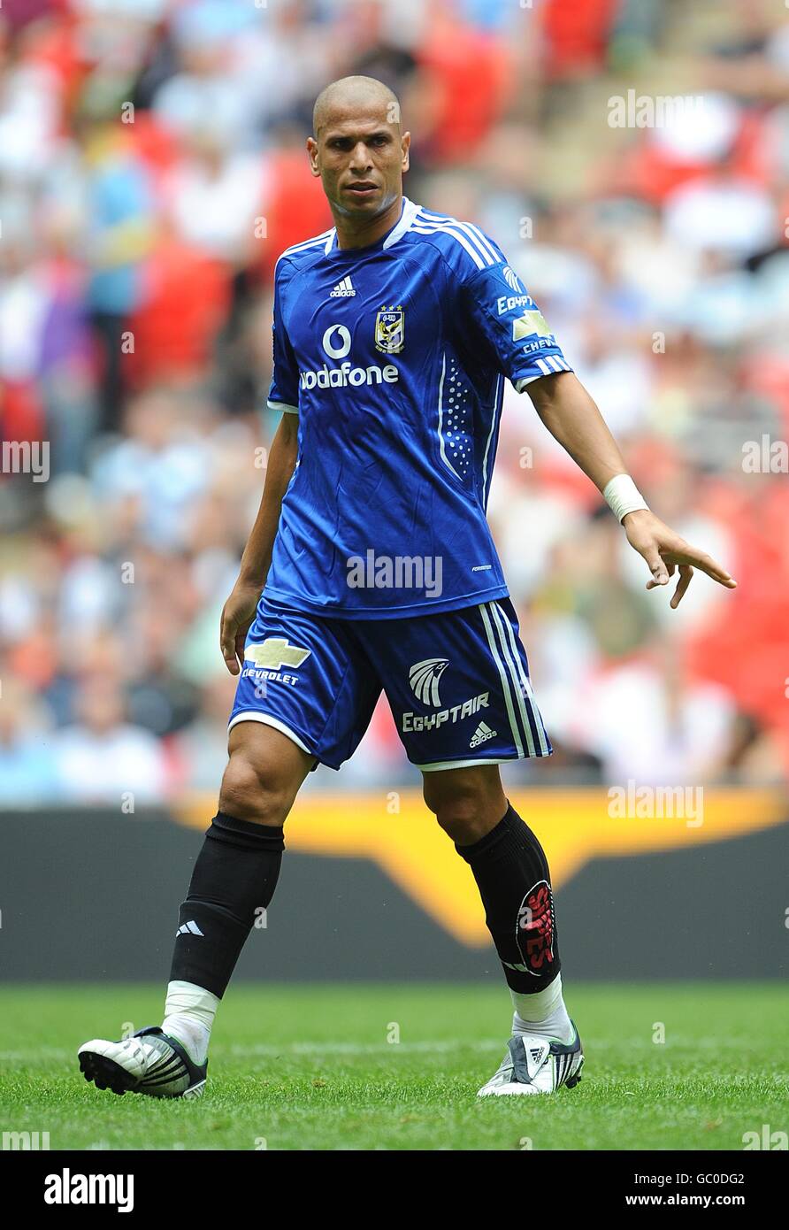 Soccer - Wembley Cup 2009 - Barcelona v Al Ahly - Wembley Stadium. Wael ...
