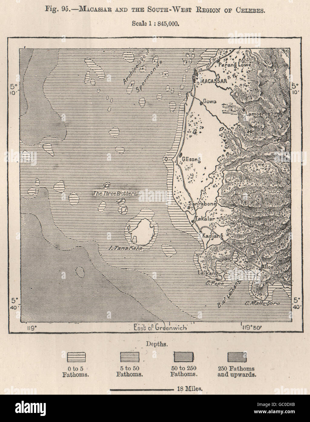 Celebes map hi-res stock photography and images - Alamy