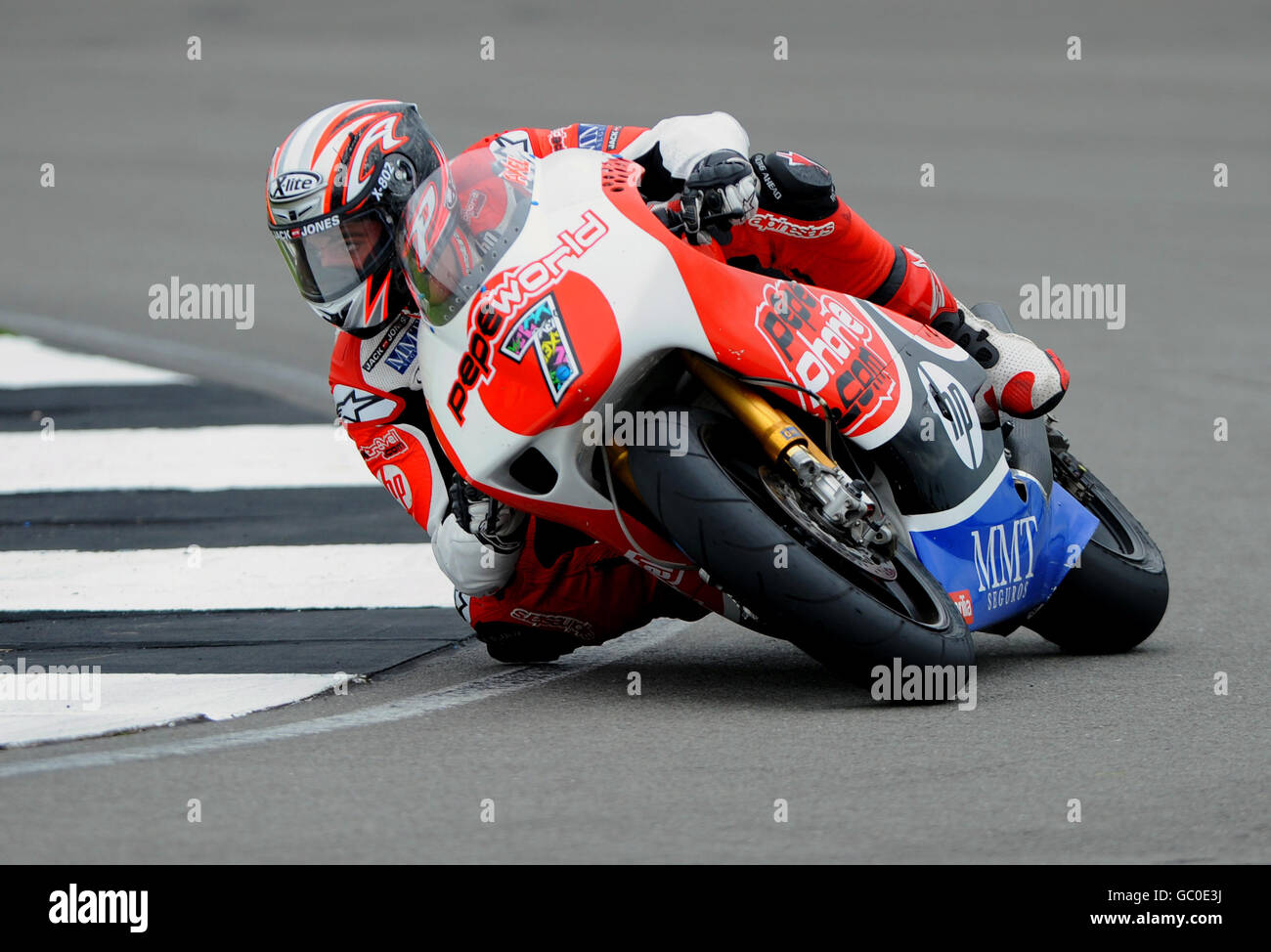 Spain's Axel Pons in the 250cc race during the British Grand Prix at ...