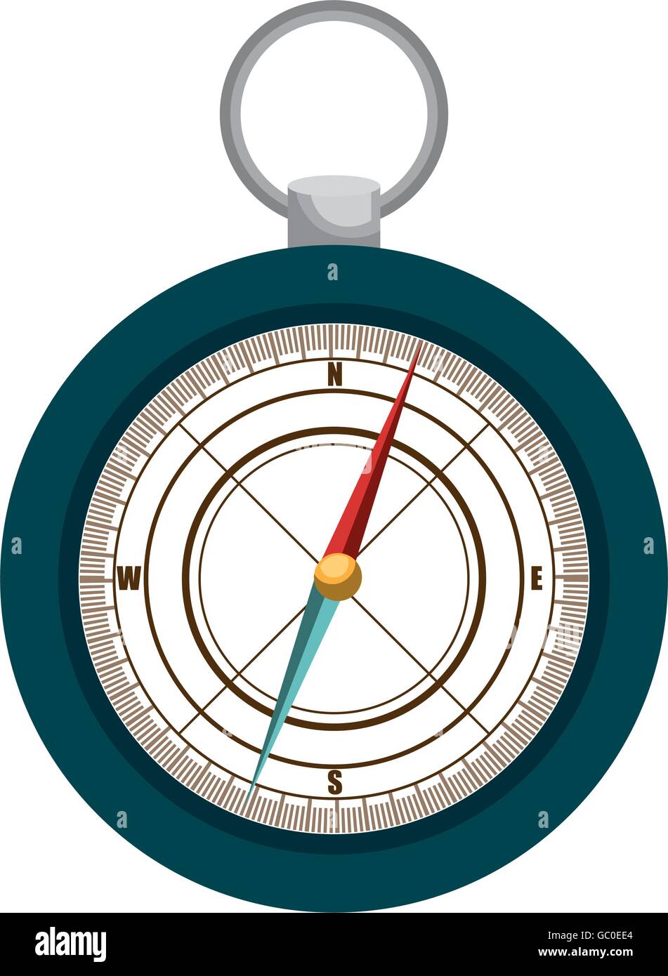 Orienteering theme design isolated icon Stock Vector Image & Art - Alamy