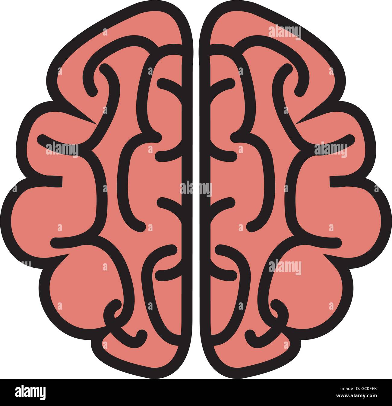 Human brain theme icon design Stock Vector Image & Art - Alamy