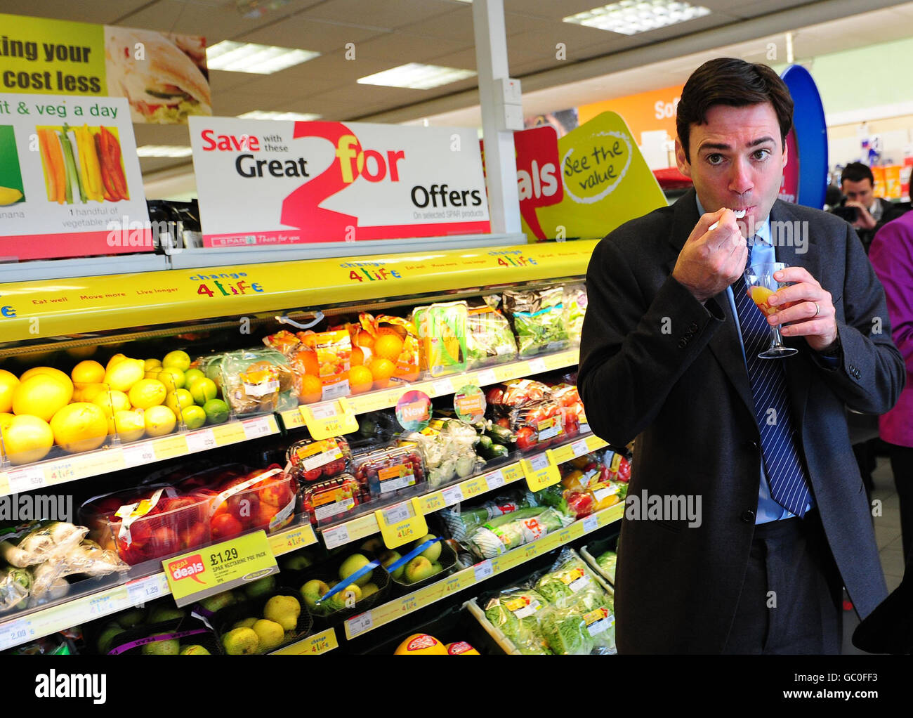 Burnham launches Change4Life programme Stock Photo - Alamy
