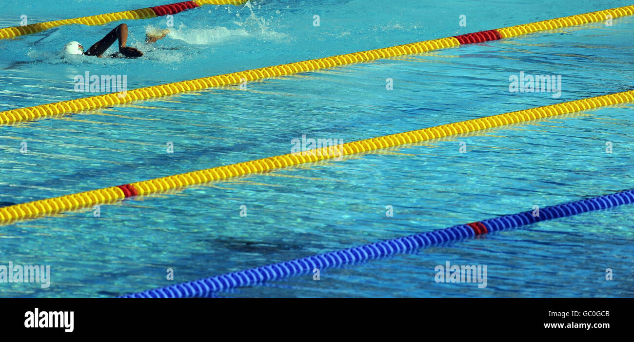 Swimming - FINA World Championships 2009 - Day Eleven - Rome. A swimmer ...