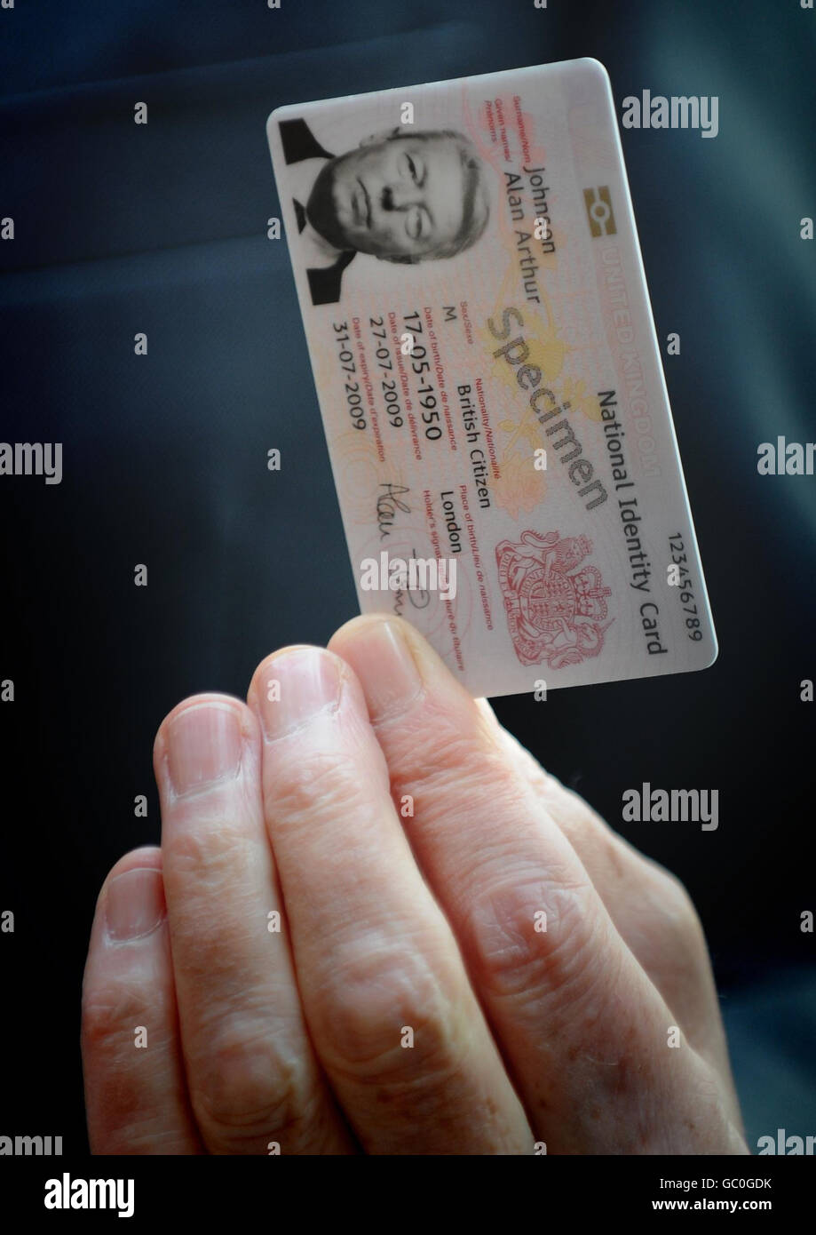 British identity card hi-res stock photography and images - Alamy