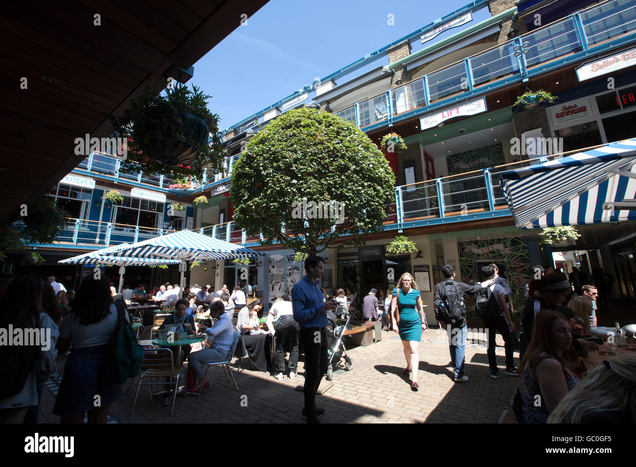 Kingly Court, Carnaby Street, three-story food and dining destination ...