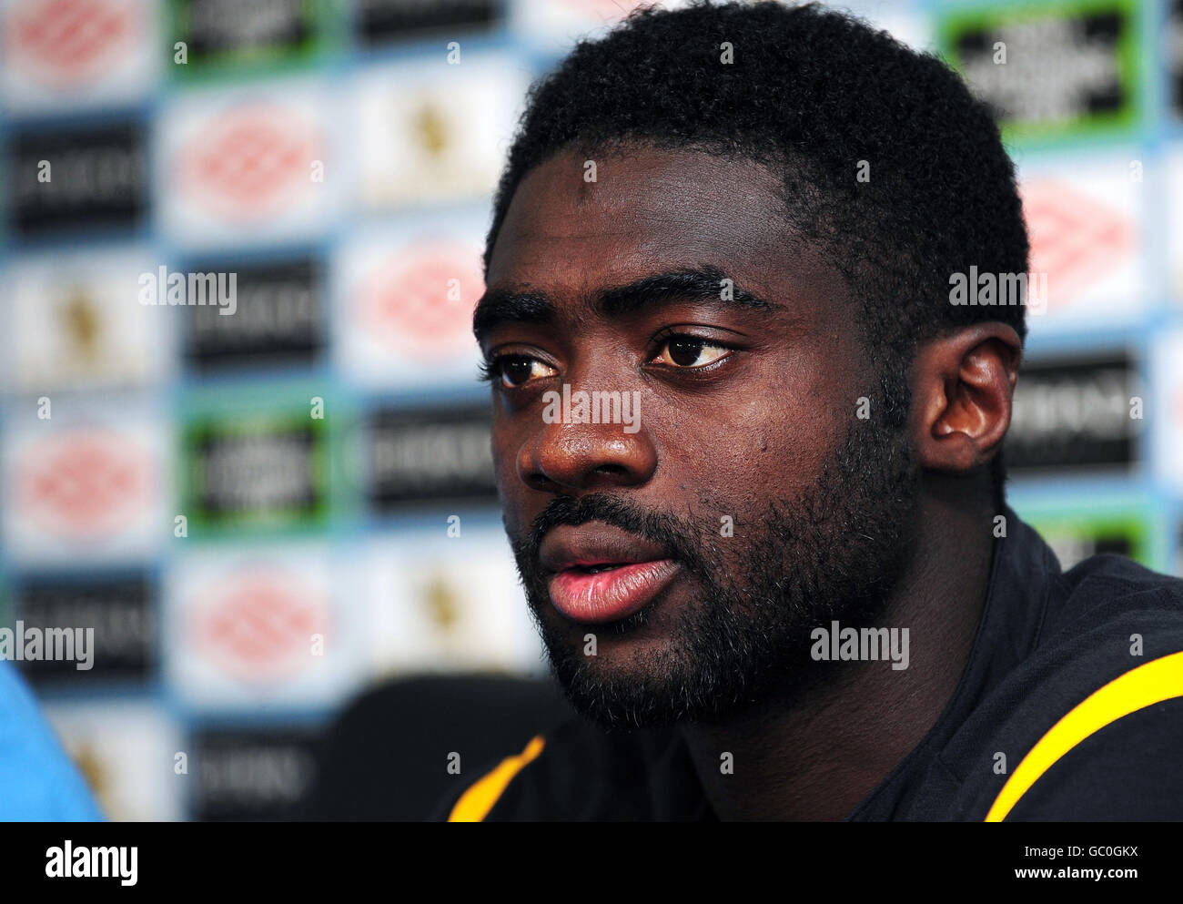 Manchester City's new signing Kolo Toure during the press conference at ...