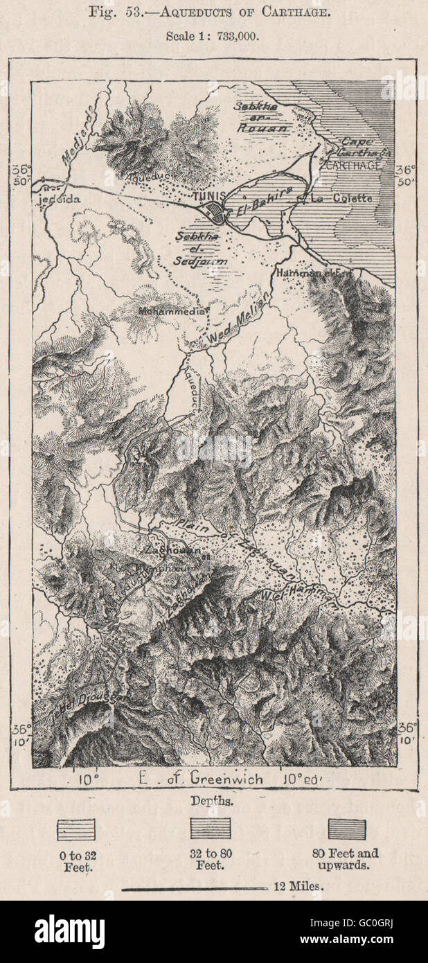 Carthage map hi-res stock photography and images - Alamy