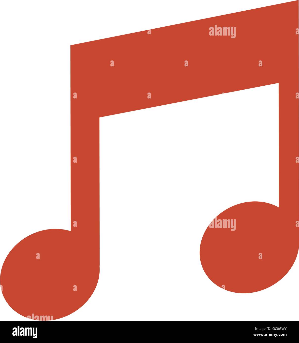 eighth music note icon Stock Vector Image & Art - Alamy