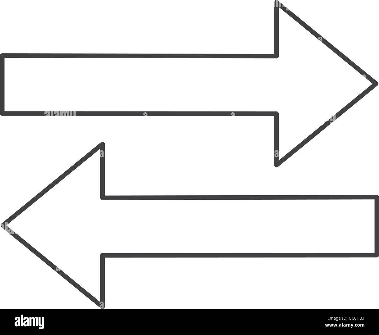 left right arrows icon Stock Vector Image & Art - Alamy