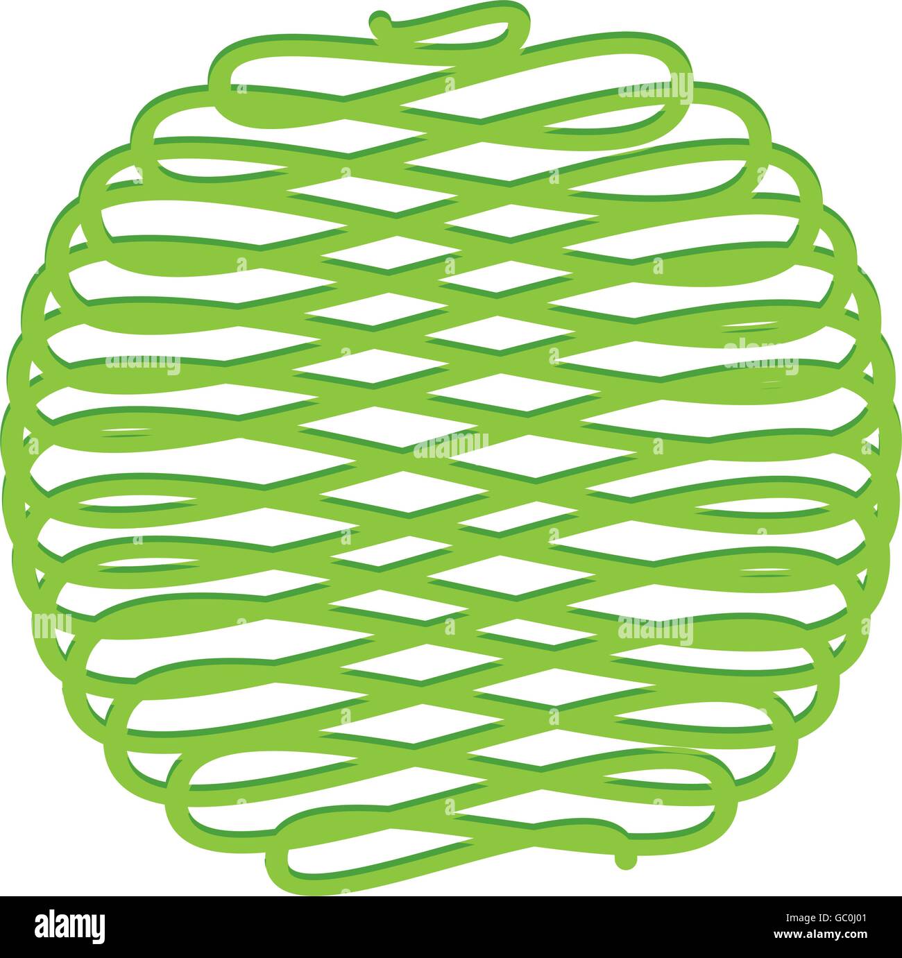 Ball yarn round skein Stock Vector Images - Alamy