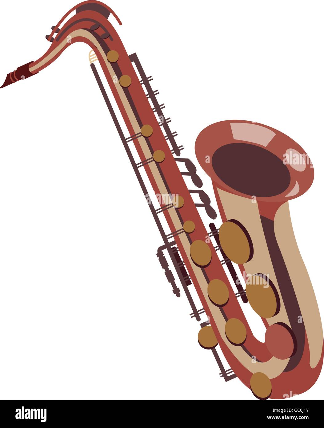 detailed saxophone icon Stock Vector Image & Art - Alamy