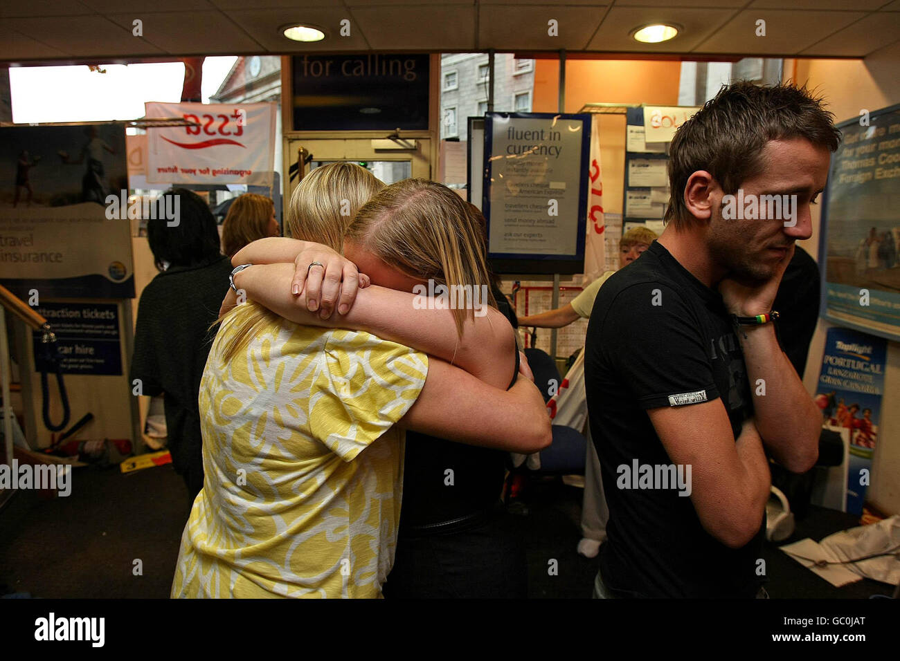 Thomas Cook redundancy protest Stock Photo - Alamy