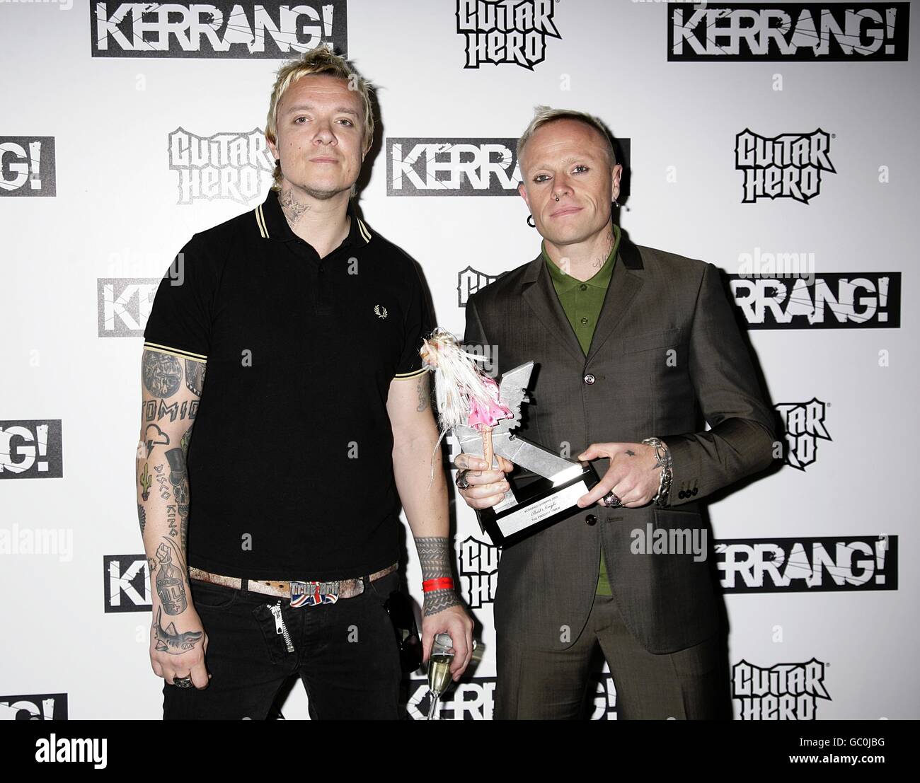 Liam howlett keith flint right prodigy best single award kerrang hi-res ...