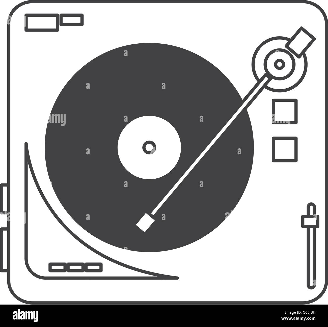 vinyl record player icon Stock Vector Image & Art - Alamy