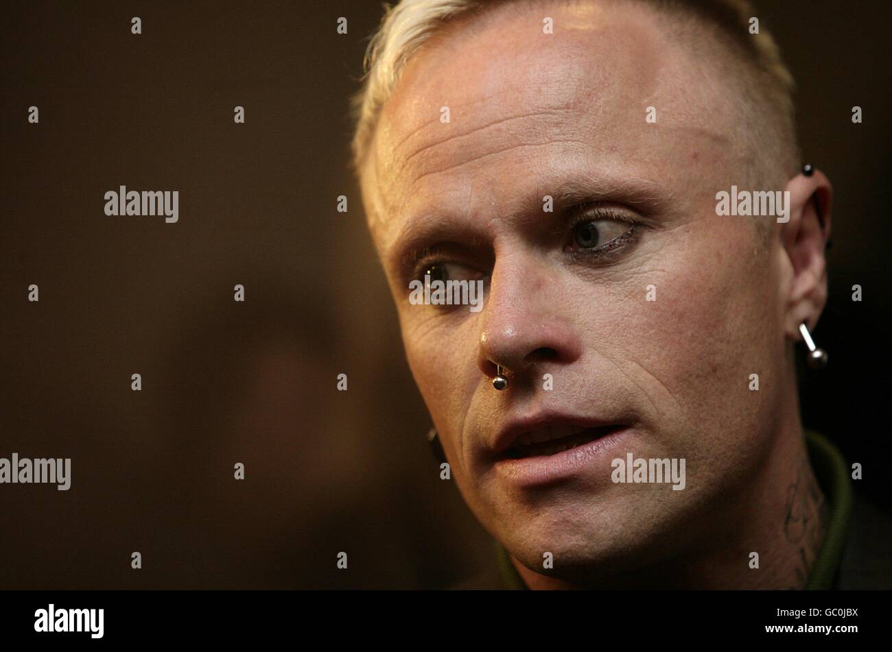 Keith Flint of The Prodigy at the Kerrang! Awards, at the Brewery ...