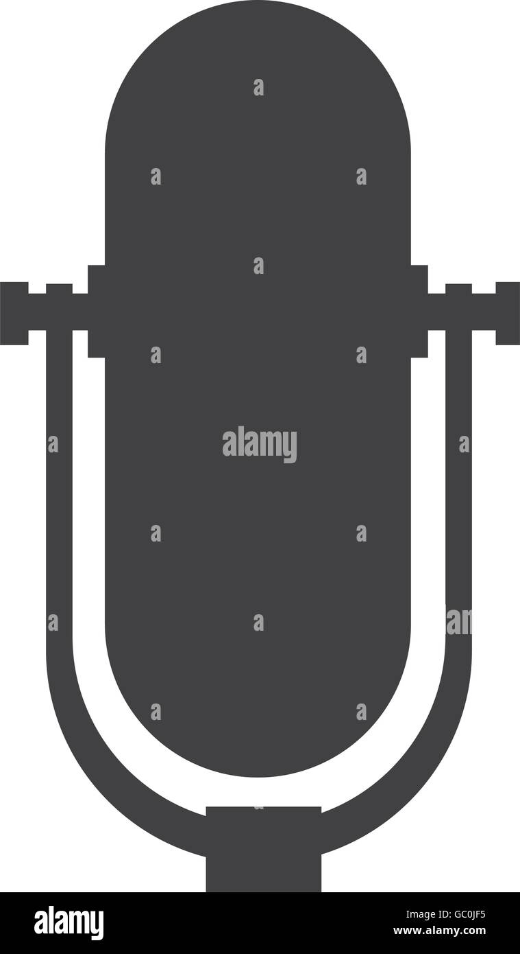 vintage microphone icon Stock Vector Image & Art - Alamy