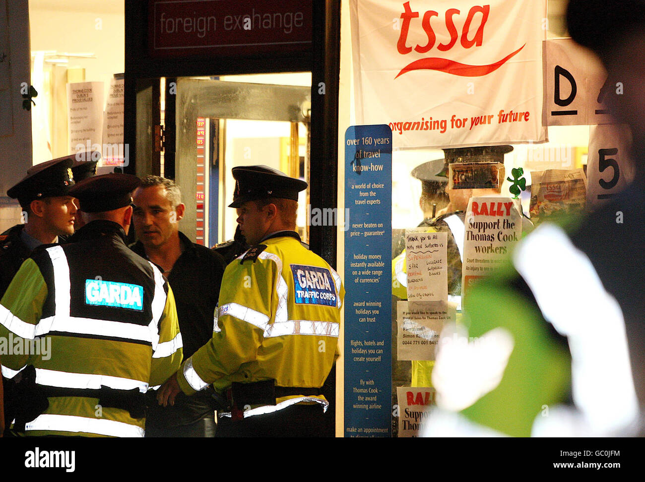 Thomas Cook protest Stock Photo - Alamy