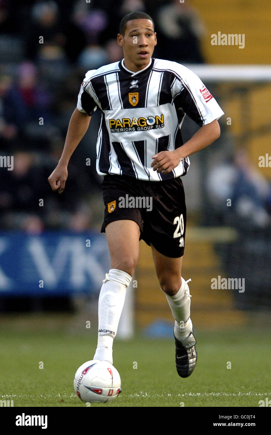Soccer - FA Cup - First Round - Notts County v Woking. Kelvin Wilson ...