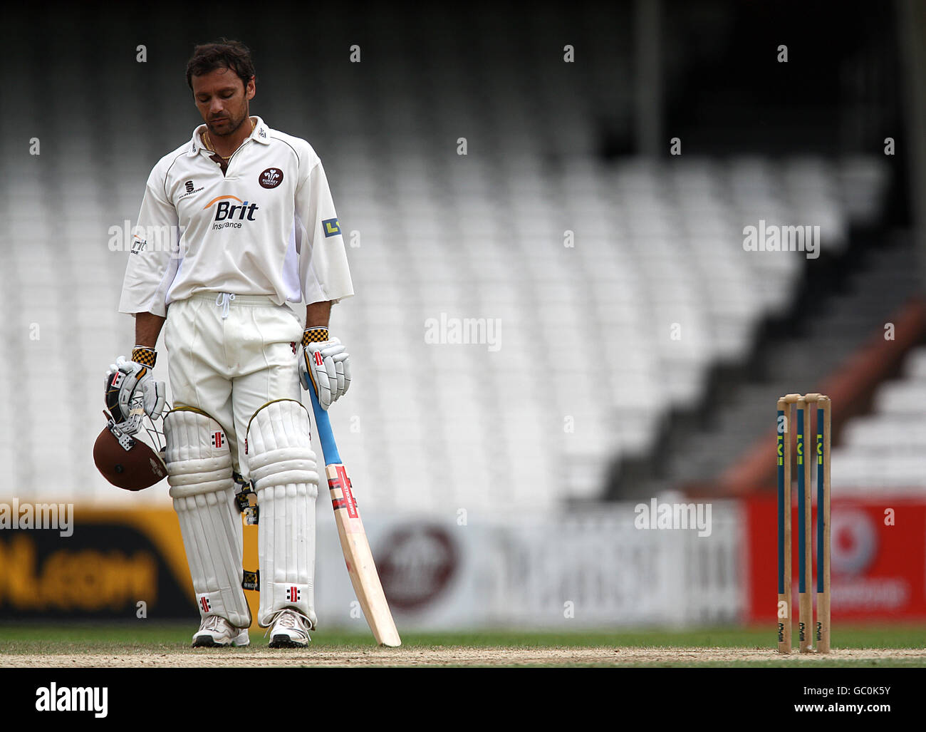 Sport cricket dejected mark ramprakash hi-res stock photography and ...