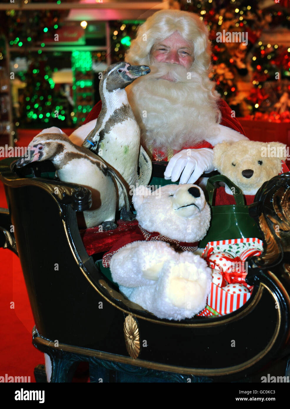 Santa Opens Harrods Christmas World High Resolution Stock Photography ...