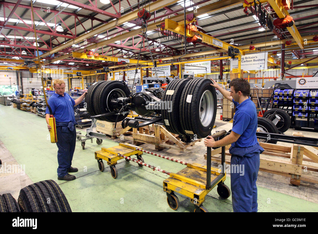 Generic picture of construction work of buses at the Alexander Dennis ...