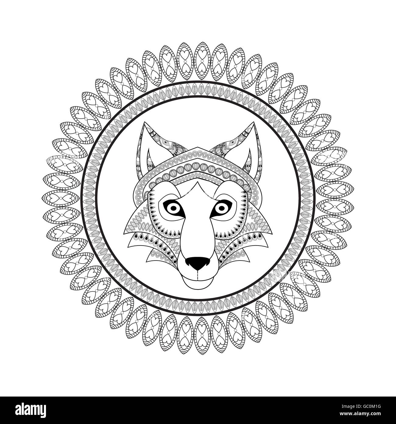 The wolf totem Black and White Stock Photos & Images - Alamy