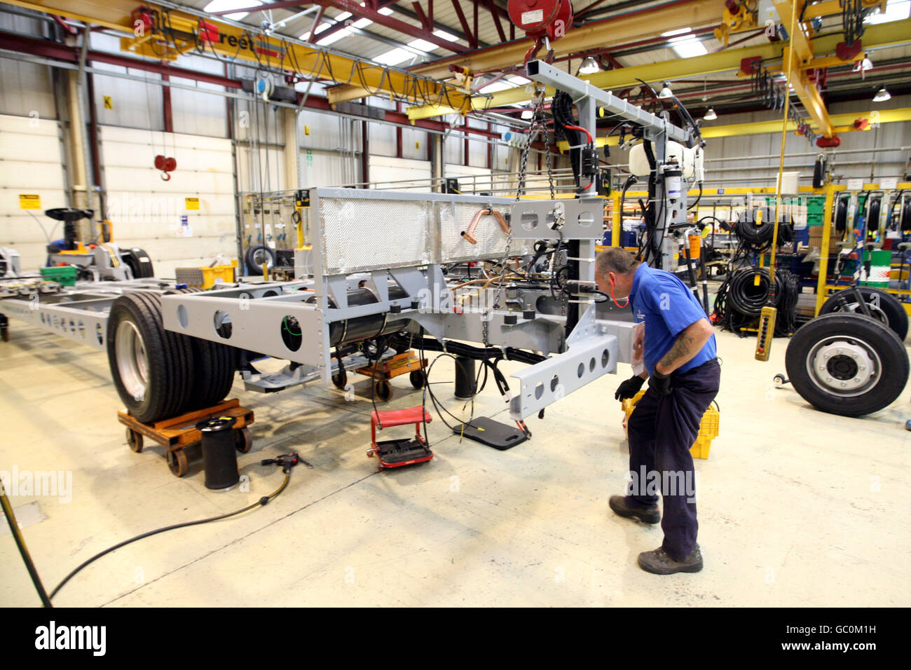 Generic picture of construction work of buses at the Alexander Dennis ...