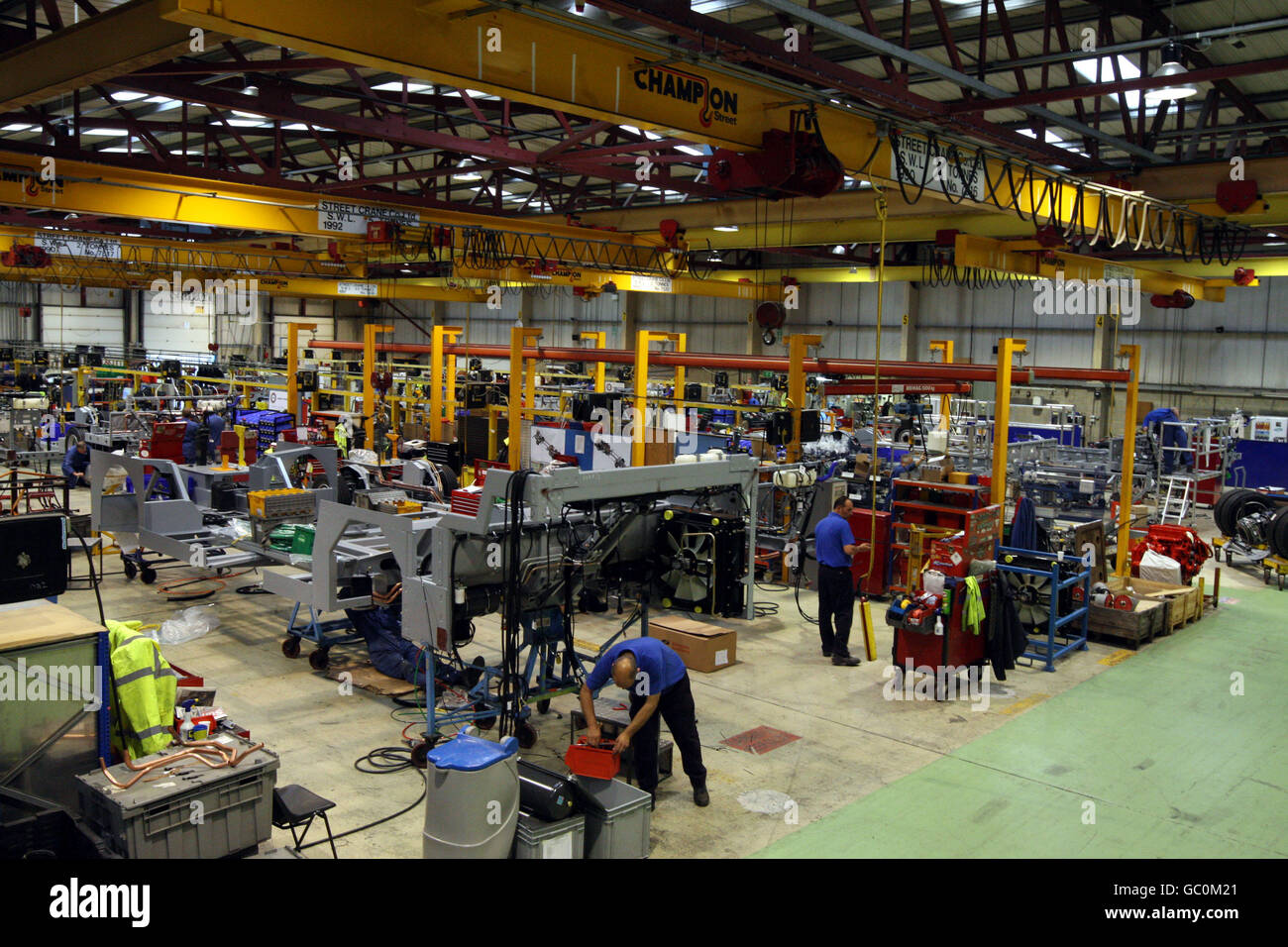 Generic picture of construction work of buses at the Alexander Dennis ...