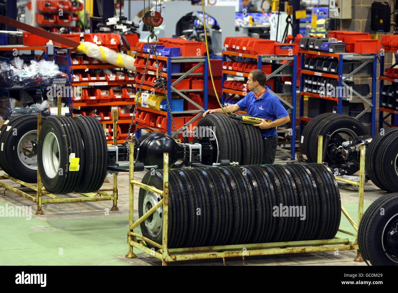 Generic picture of construction work of buses at the Alexander Dennis ...