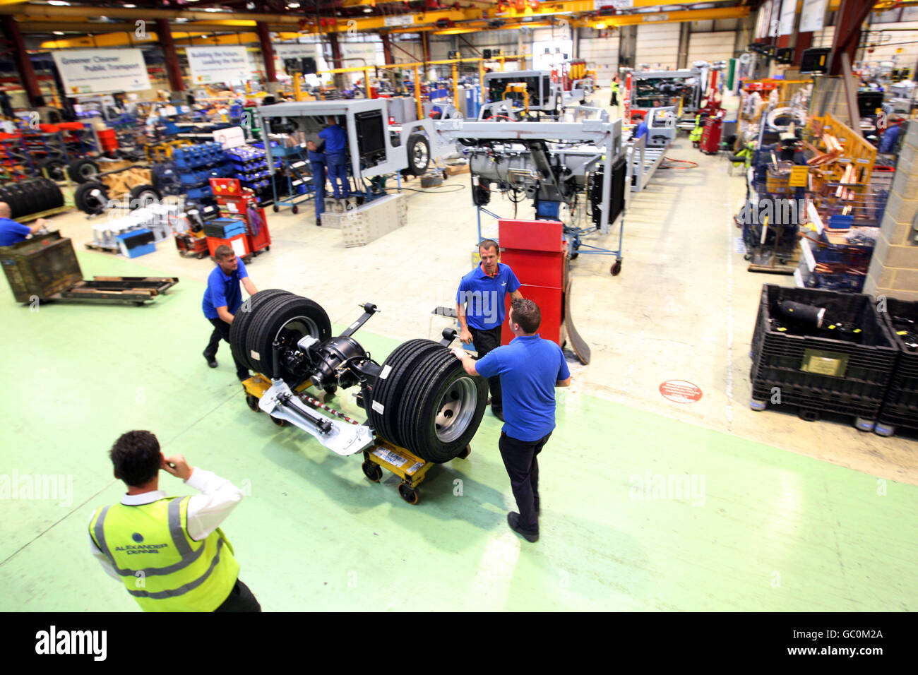 Generic picture of construction work of buses at the Alexander Dennis ...