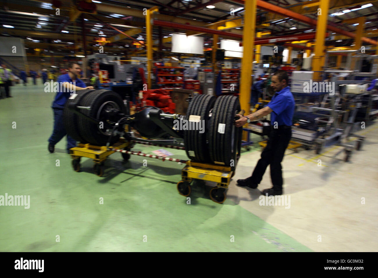 Generic picture of construction work of buses at the Alexander Dennis ...