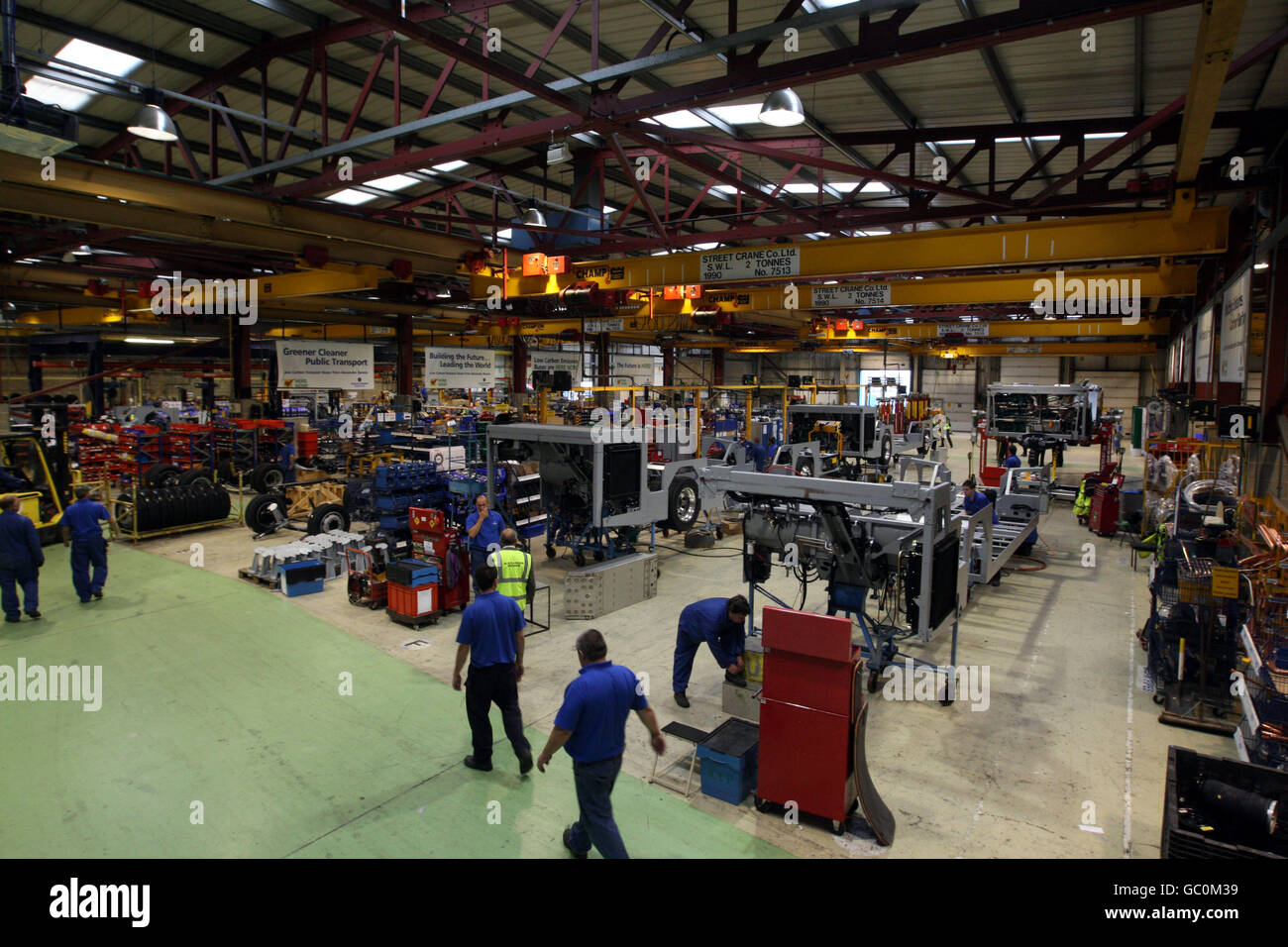 Generic picture of construction work of buses at the Alexander Dennis ...