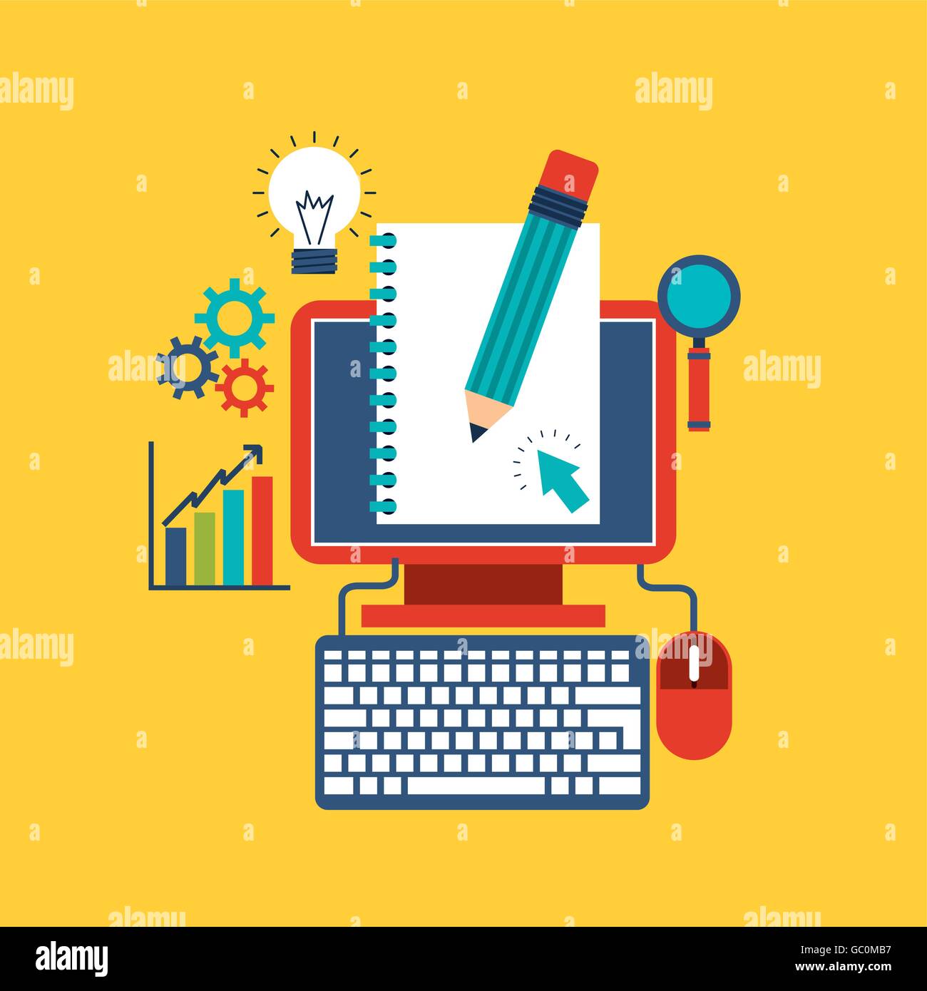 Internet media icon. Technology design. Vector graphic Stock Vector ...